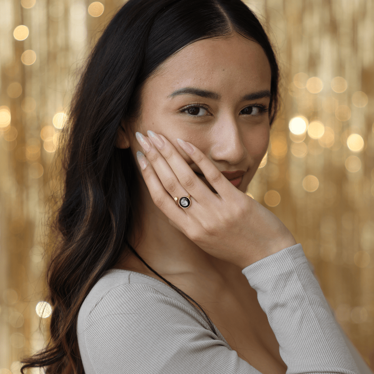 Cosmic Spiral Ring In Rose Gold – Moonglow Jewelry
