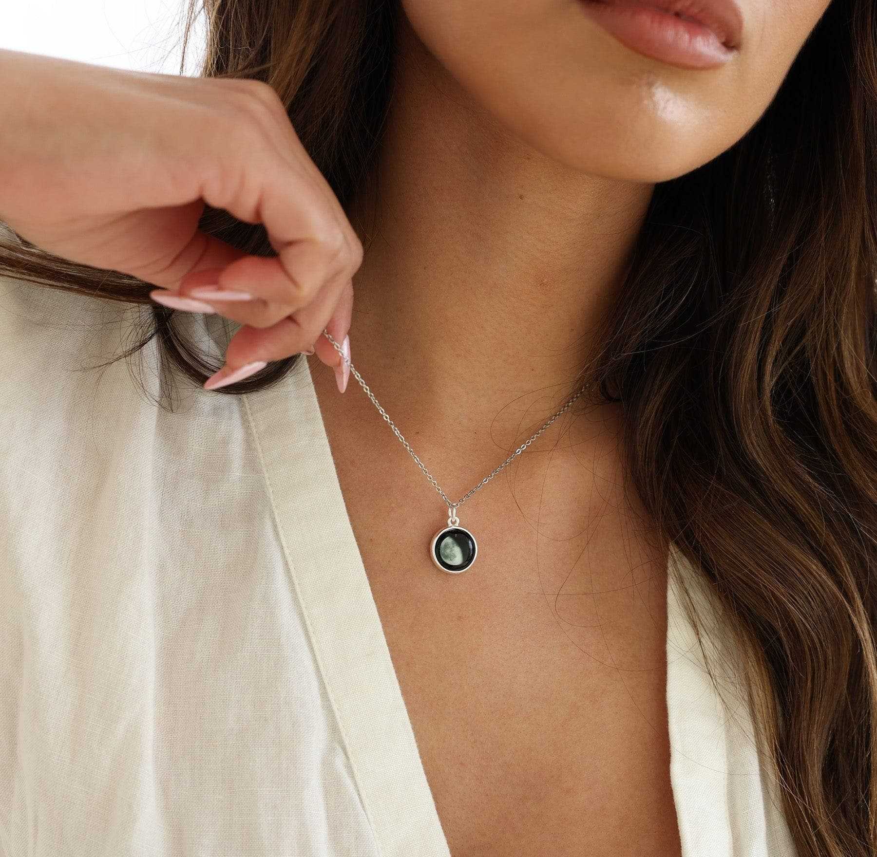 Charmed Simplicity Unisex Necklace | Personalized Moon Jewelry Gift ...