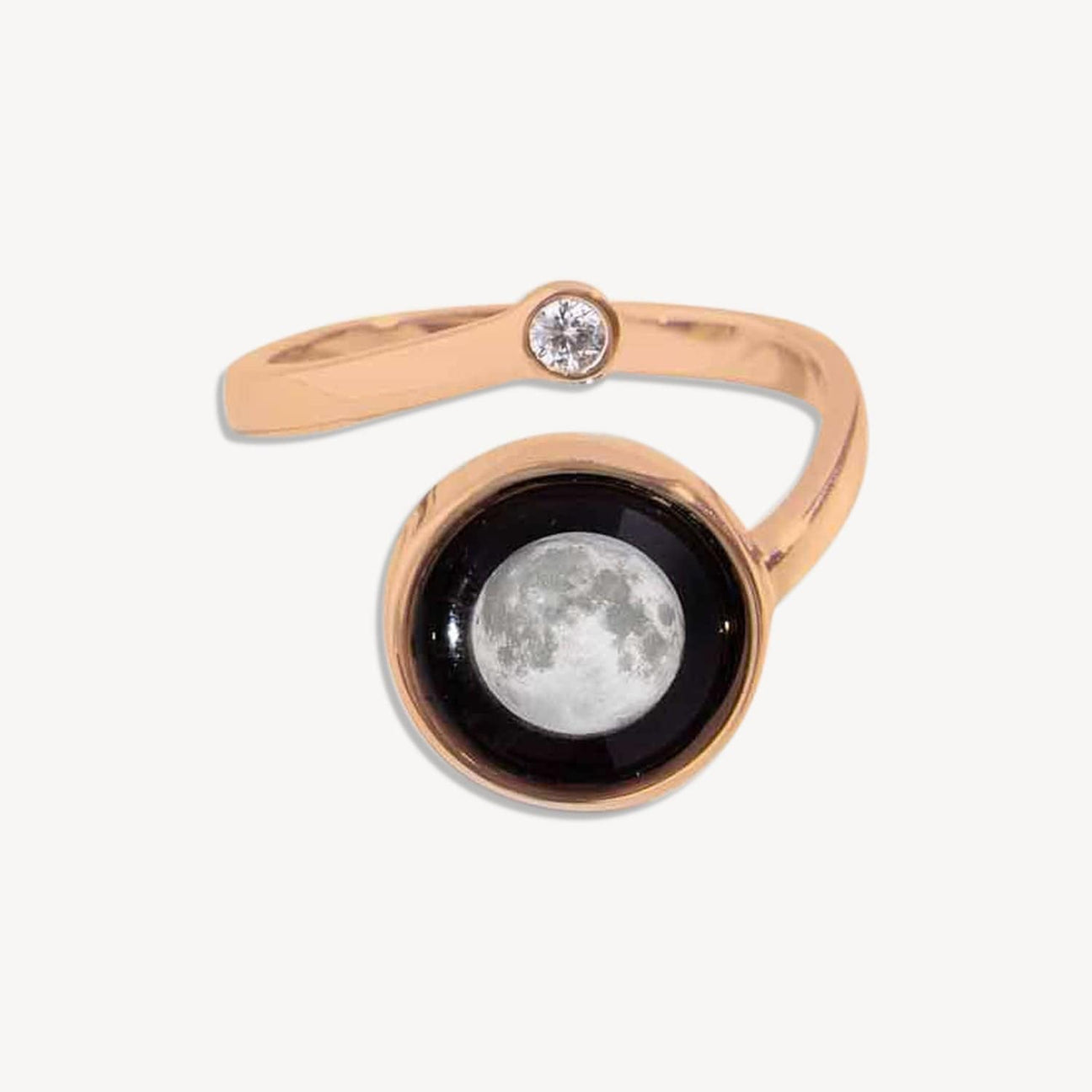 Cosmic Spiral Ring In Rose Gold – Moonglow Jewelry